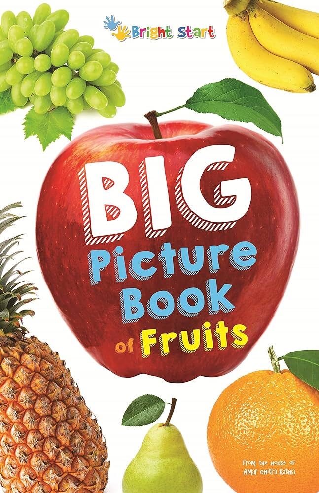 Big Picture Book Of Fruits, Children Books, English E, SwasamBooks